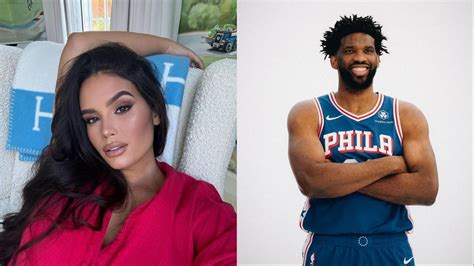 I Cant With This Little Guy Joel Embiids Wife Anne De Paula Jokes