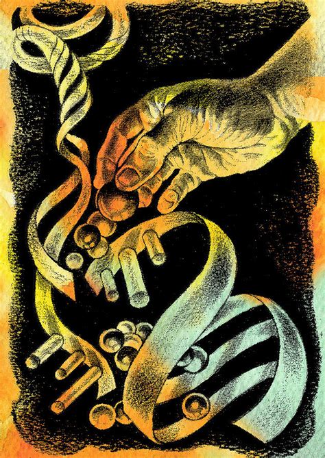 Genetic Engineering Painting By Leon Zernitsky Fine Art America