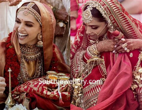 Deepika Padukones Wedding Jewellery Indian Jewellery Designs