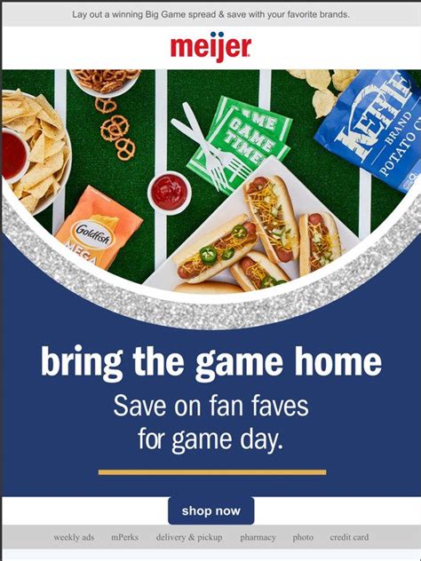Meijer Score Big Savings For The Big Game Milled