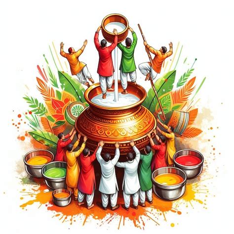 Premium Photo Dahi Handi Image Background