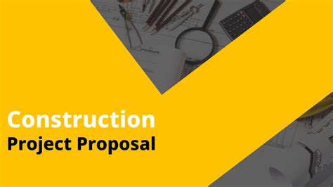Construction Project Proposal Template Slidesai