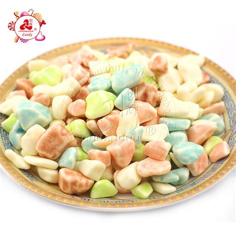 Wholesale Sour Yogurt Flavored Stone Candy Chewy Soft Candy In Bulk