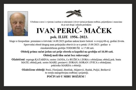 Ivan PeriĆ MaČek 1956 2023