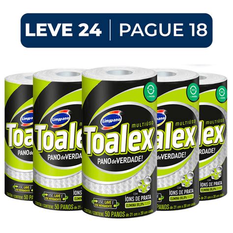 Pano Multiuso Toalex Leve 24 Pague 17 Limppano