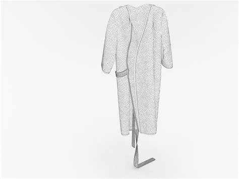 Hanging Dressing Gown Bathrobe 3d Model Cgtrader