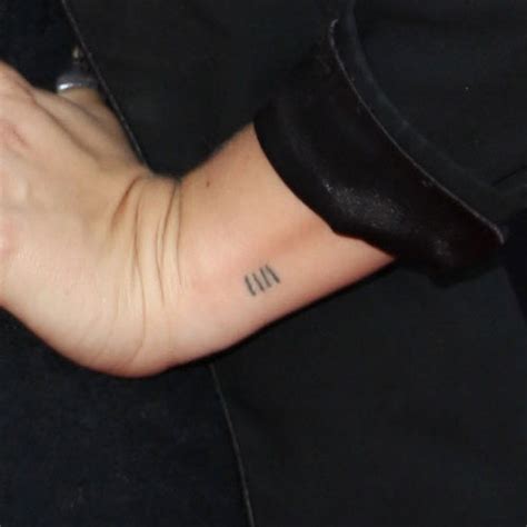 Tally Marks Tattoo
