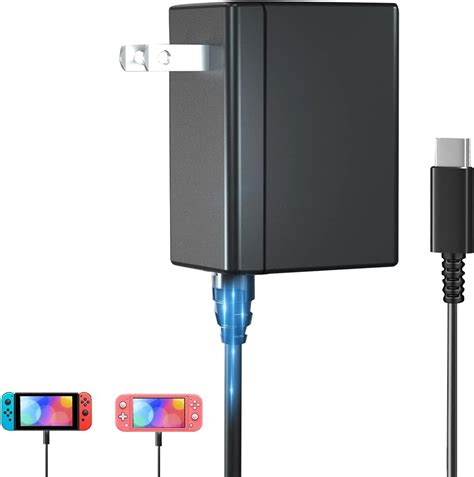 Nalensy Switch Charger For Nintendo Switch Ac Power Supply