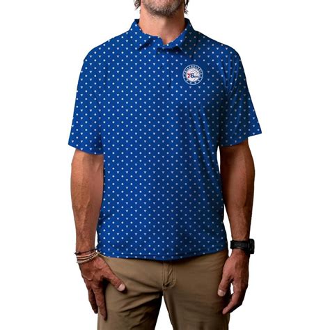 Blue 84 Nba Mens Nba Officially Licensed Short Sleeve Performance Polo