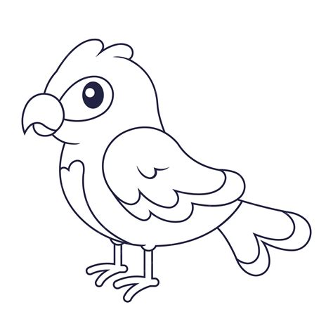 Bird Outline Drawing