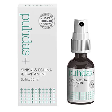 Zinc Echinacea Spray 20ml Finlands Best Vitamins