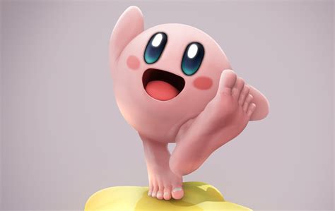 Kirby With Feet Plush At Mark Cox Blog