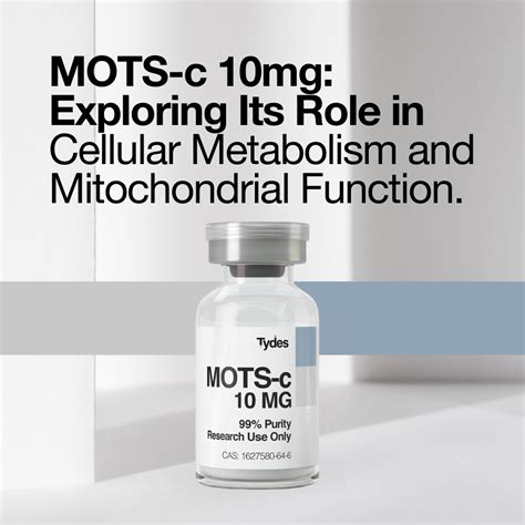 Mots C 10mg Exploring Its Role In Cellular Metabolism And
