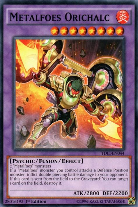 Tdil En044 Metalfoes Orichalc Yu Gi Oh