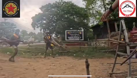 Mandalay ကန့်ဘလူ ဇီးကုန်းမြို့ ရဲစခန်းကို စီးနင်းတိုက်ခိုက်ရာ စစ်အုပ