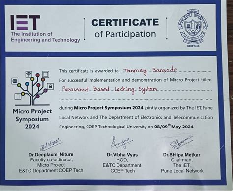 Tanmay Bansode On Linkedin Innovation Security Electronics