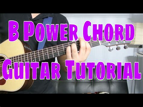 B Power Chord On Guitar
