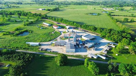 Large Feed Mill Fertilizer Agro Processing Plant With Grain Silos