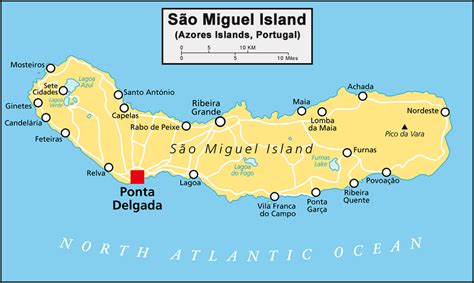 Azores Islands Maps And Satellite Image