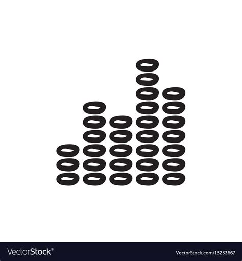 Digital Equalizer Sketch Icon Royalty Free Vector Image