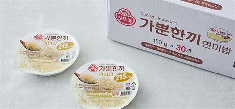 오뚜기 가뿐한끼 현미밥 150g X 30입 마켓컬리