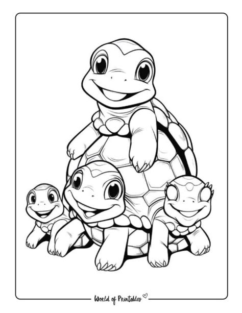 Girl Ninja Turtles Coloring Pages