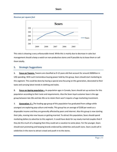 Sears Canada Competitive Analysis Docx