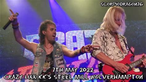 Crazy Lixx Silent Thunder Live Kks Steel Mill Wolverhampton 7th May