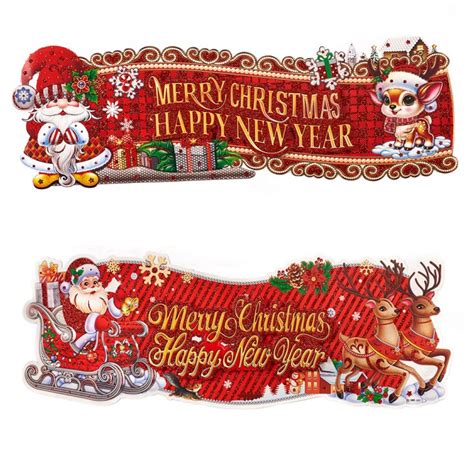 Gantungan Garland Natal Karton 80cm Frozen