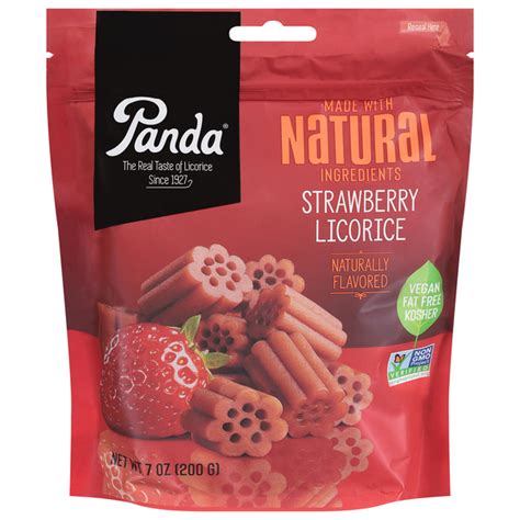 Save On Panda All Natural Strawberry Licorice Candy Chews Order Online Delivery Giant