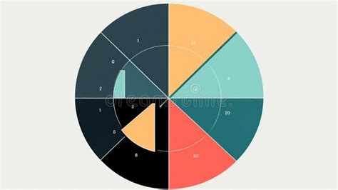 A Pie Chart Icon Representing The Distribution Of Data Across Different