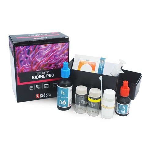 Iodine Pro I2 Reef Test Kit Red Sea