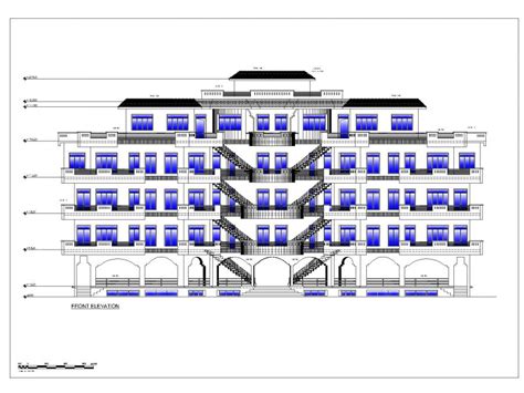 Shopping Mall Design Ksa Project Elevation Dwg 1 Thousands Of Free