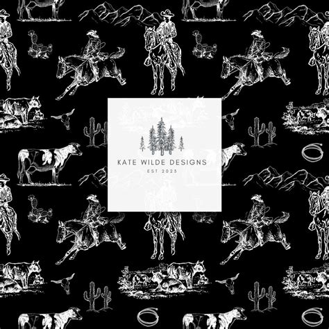 Western Pattern Seamless Western Pattern Vintage Pattern Repeat