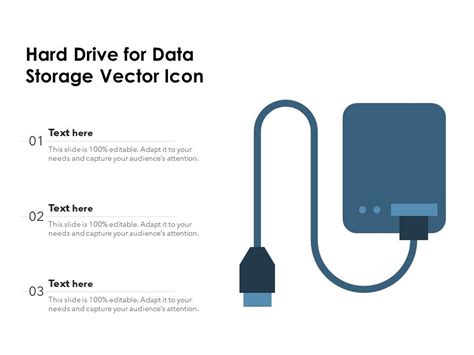 Hard Drive For Data Storage Vector Icon Ppt PowerPoint Presentation Icon Deck PDF