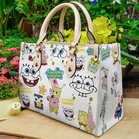 Spongebob Squarepants Leather Handbag Ah96 Hanamango