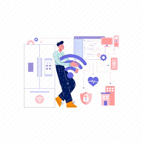 Iot Developer Illustration Download On Iconfinder