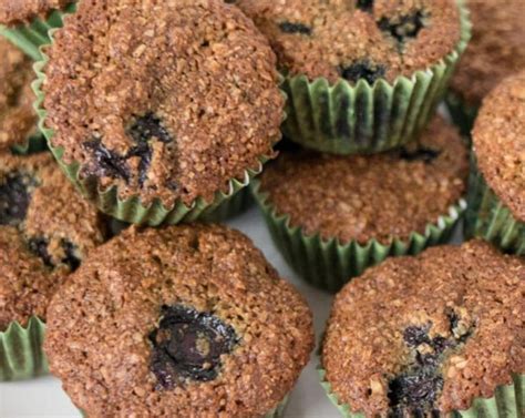 Blueberry Flax Oat Bran Muffins Recipe Sidechef Recipe Oat Bran Muffins Bran Muffin