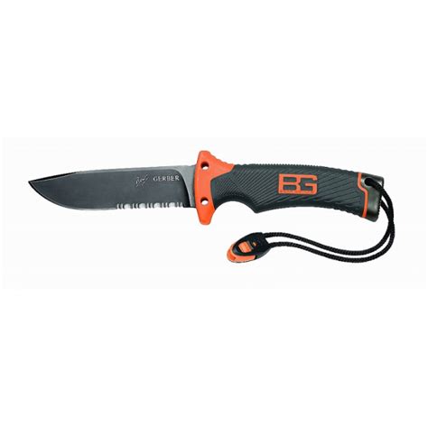 GerberÂ® Bear Grylls Ultimate Fixed Blade Knife Serrated Edge