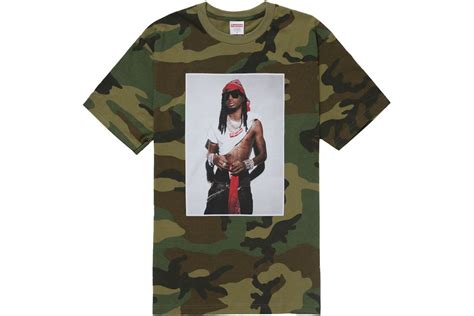 Supreme Playboi Carti Tee Woodland Camo Herren Fw25 De