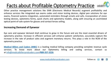 Ppt Facts About Profitable Optometry Practice Powerpoint Presentation