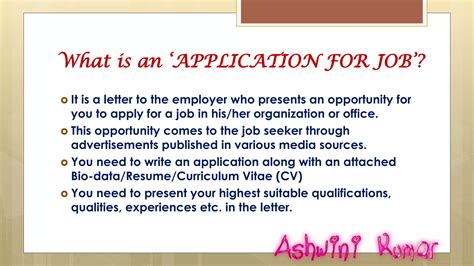 How To Write Job Application Class Xii Pdf