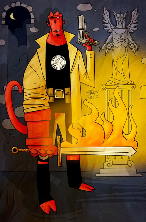Artstation Hellboy And Excalibur