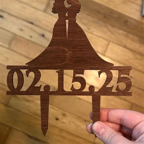 Gay Silhouette Wedding Cake Topper With Names And Dogs Same Sex Cake