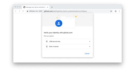 github supports web authentication webauthn for security keys the
