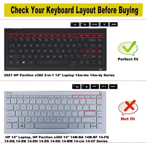 Saco Keyboard Protector Silicone Skin Cover For Inch Hp Spectre X In Ac Dx All