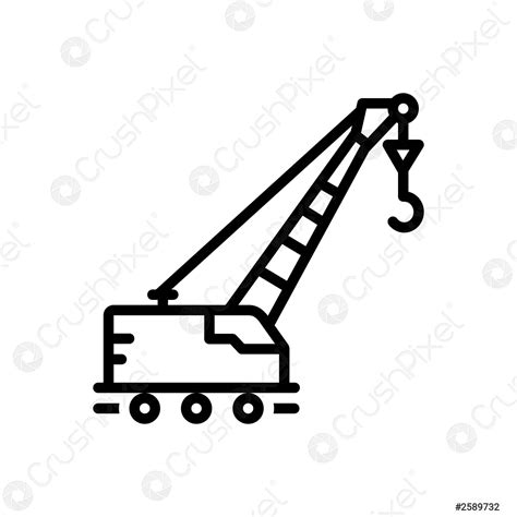 Lifting Crane Stock Vector 2589732 Crushpixel
