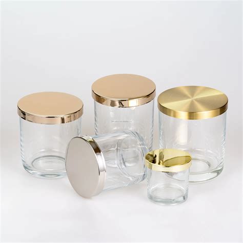 10oz Clear Cambridge Glass Candle Jar For Candle Making