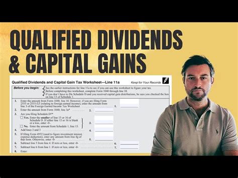 Qualified Dividend Worksheet