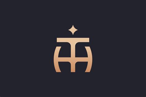 Luxurious Th Initial Letter Icon Logo Graphic By Blazybone · Creative